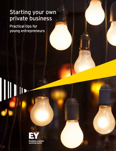 Seven steps to starting your own business | PPT