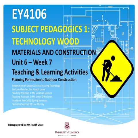 Ey4106 unit6 week7 | PPTX