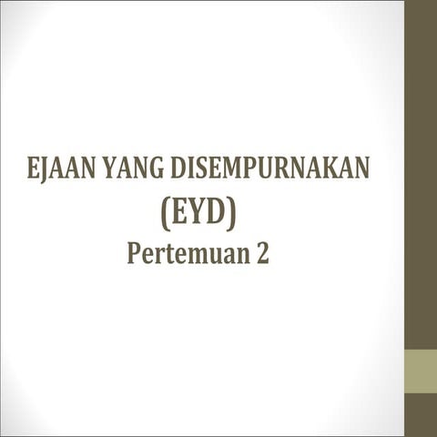 Eyd (1) | PPT