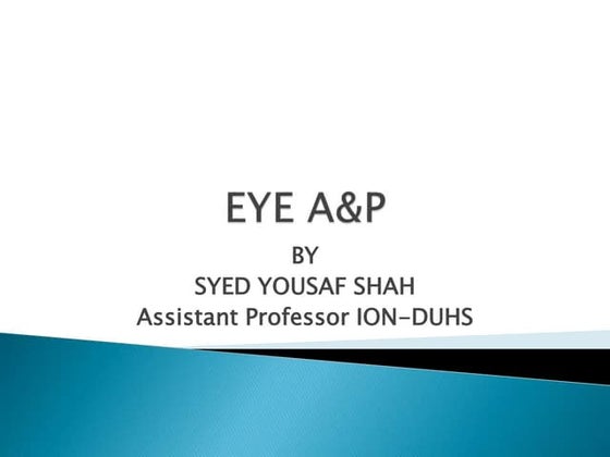 Anatomy of eye ppt | PPT