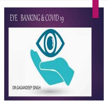 EYE BANKING & COVID 19 | PPTX