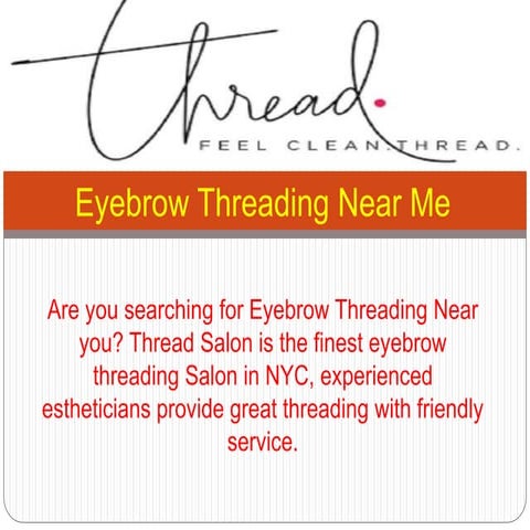Eyebrow Threading Pptx