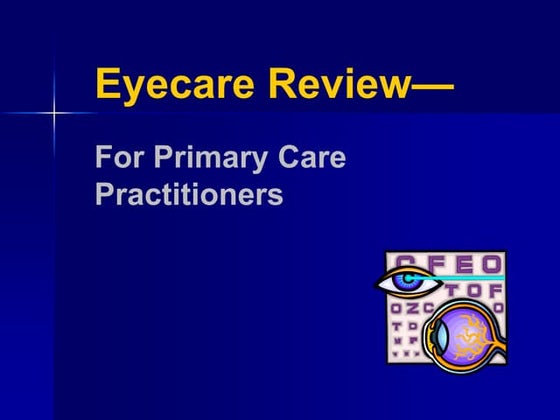 Mnemonics of Ophthalmology III | PPT