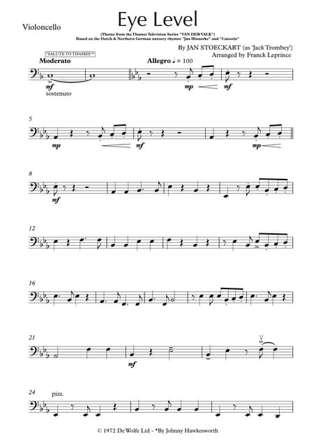The James Bond Theme cello | PDF