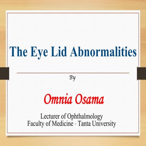 eye lid abnormalities in ophthalmology.pdf