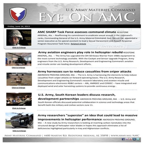 Eye on AMC, AMC weekly newsletter | PDF
