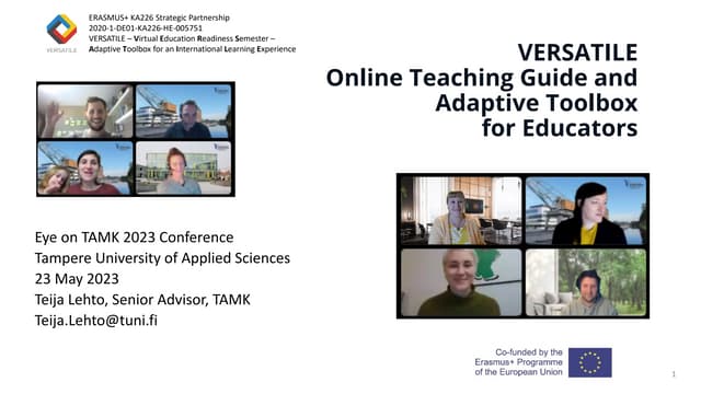 Versatile Online Teaching Guide And Adaptive Toolbox For Educators Ppt