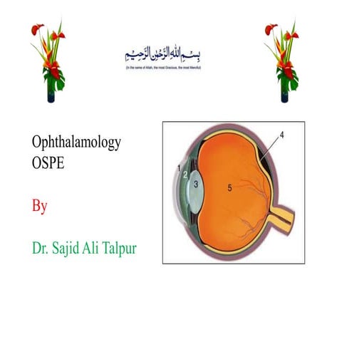 Ophthalamology ospe 1 | PPT