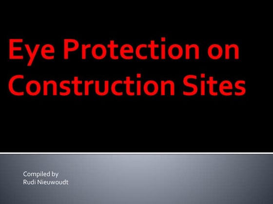 Eye safety presentation | PPT