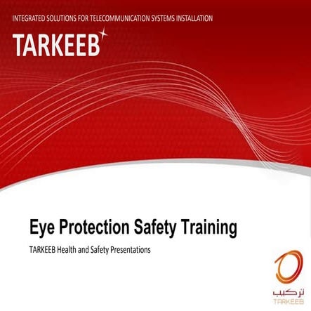 Eye protection safety training | PPTX