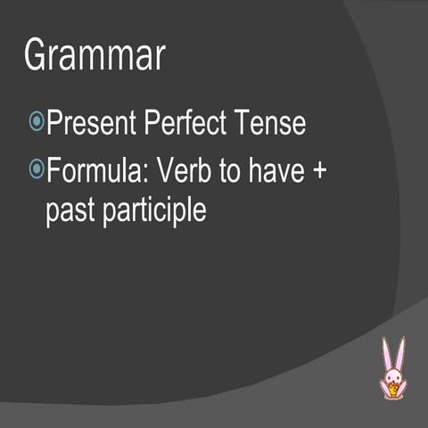 Present Perfect Tense | PPT