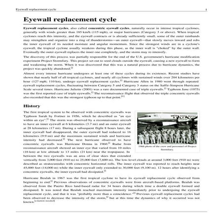 Eyewall replacement cycle - Wiki | PDF | Weather | Science
