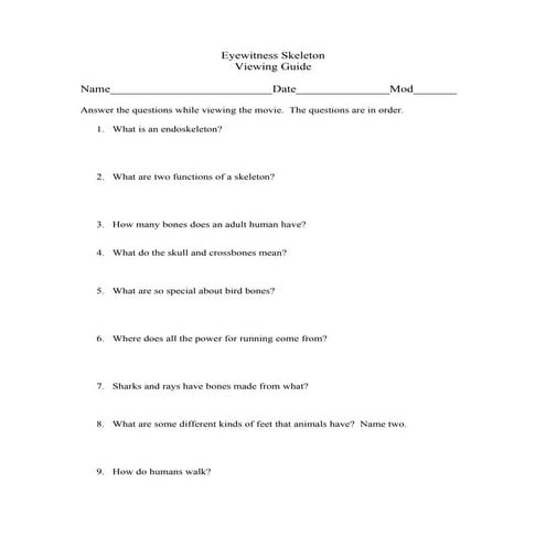 Eyewitness skeleton | DOC