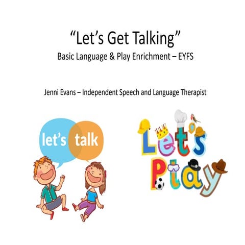 EY and KS1 Language Enrichment and Engaging in Play | PDF | Parenting ...
