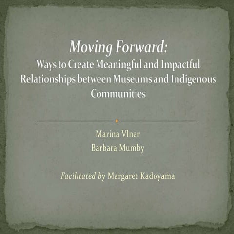 Moving Forward: Reflecting on the Past to Better Understand Ways to ...