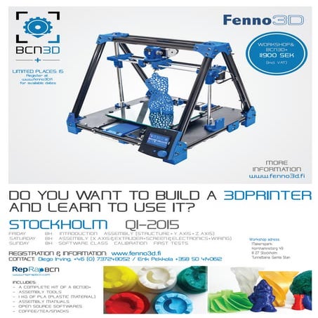 3D printer workshops in Stockholm | PDF