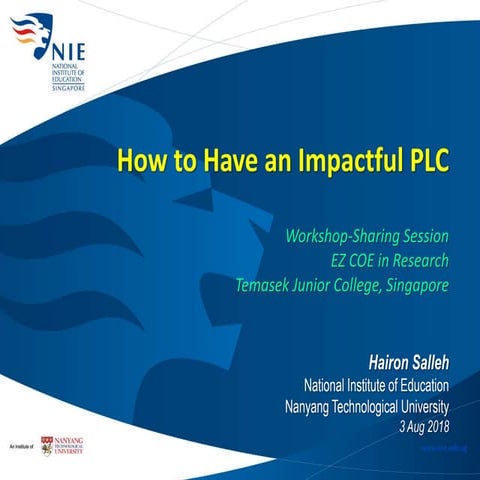 How to Have an Impactful PLC | PPTX