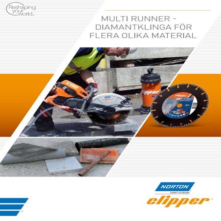 Broschyr Norton Clipper golvslipmaskin CG252 | PDF