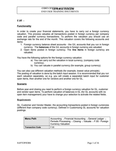 Fb50 posting gl document | DOC | Business | Business and Finance