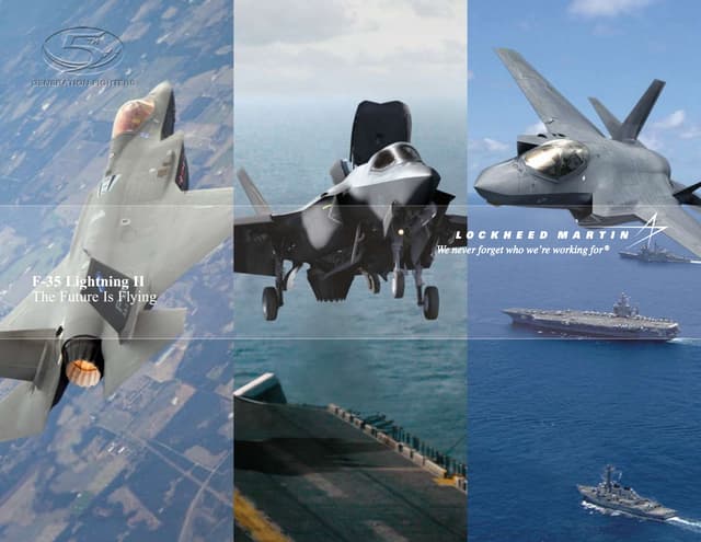 Lockheed Martin F35 Lightning II(Aerodynamics Presentation) | PPTX