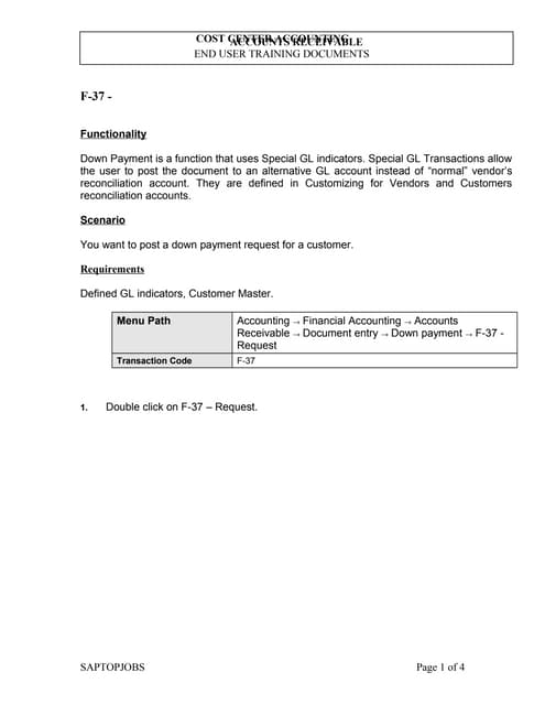 Fb50 posting gl document | DOC | Business | Business and Finance