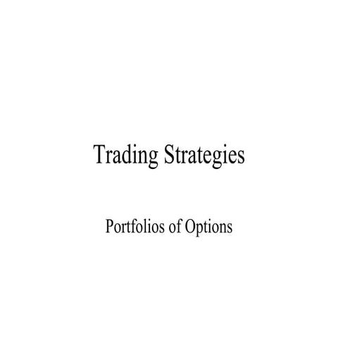 F B E559f15 Trading Strategies | PPT