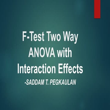 F-Test Two Way ANOVA with Interaction Effects.pptx