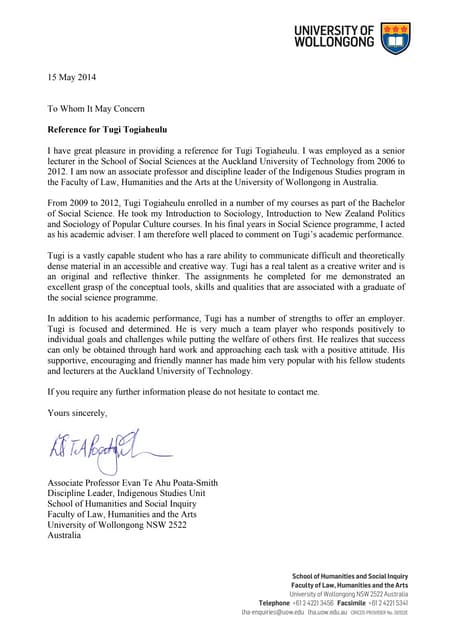 2 Antje Reference letter | PDF