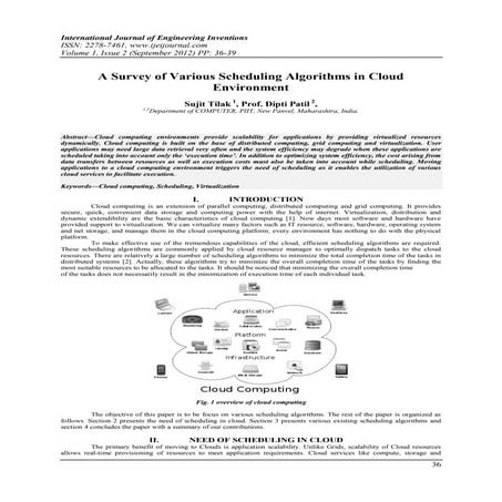Application of selective algorithm for effective resource provisionin…