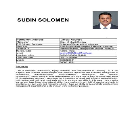 CV-Subin_Solomentosend_mail | PDF