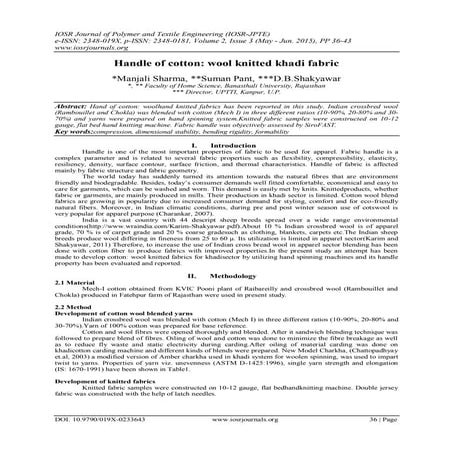 Comparison of tensile properties of textile fibre | PDF