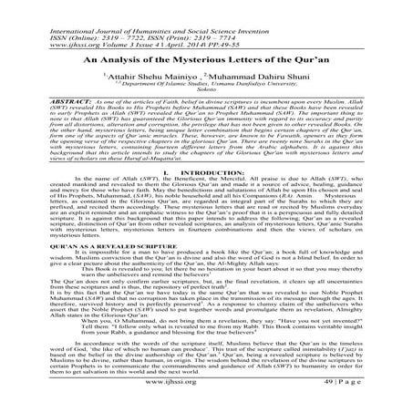 Mysterious Letters | DOCX