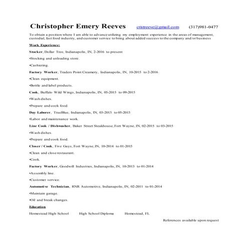 Christopher Resume | PDF
