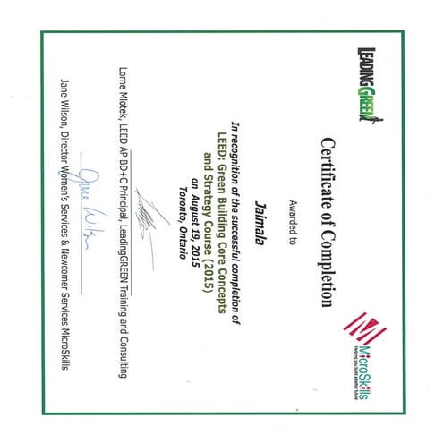 LEED- Green Building Core Concepts and Strategy Certificate | PDF