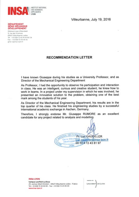 Reference Letter Siemens | PDF