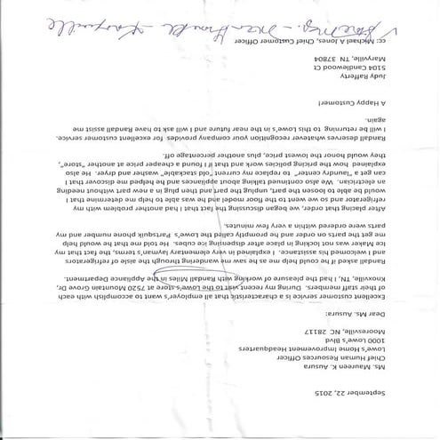 customer app.letter | PDF