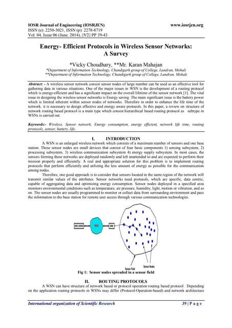 Protocols for wireless sensor networks | PPT