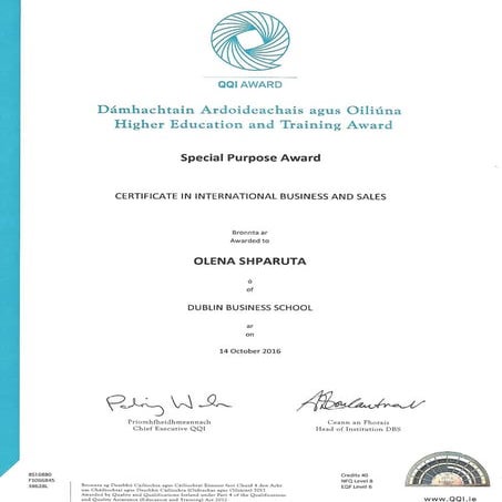 DBC Certificate | PDF
