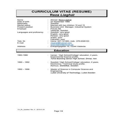 CV_RL_Updated | PDF | Computer Software and Applications | Computing