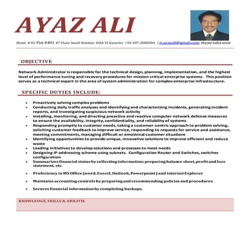Ayaz CV | PDF