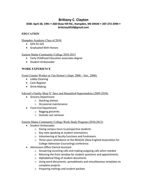 Resume Final | RTF