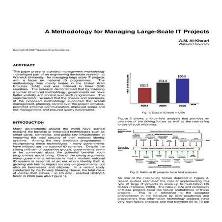 A Methodology for Managing Large-Scale IT Projects | PDF | IT and ...