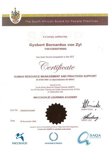 Certificate - Microsoft Excel Advanced | PDF