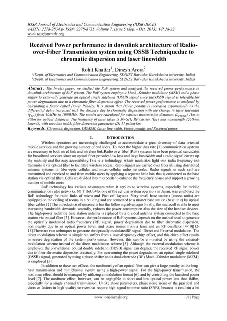 Performance Analysis Of Optical Amplifiers Edfa And Soa Pdf Computer Networking Computing
