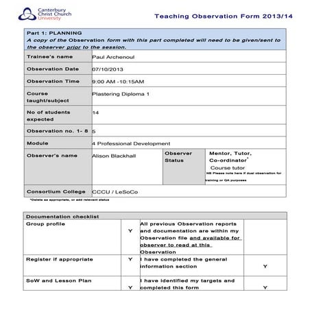COURSE TUTOR | PDF