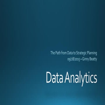 From_Data_To_Strategic_Planning | PDF | Business and Finance