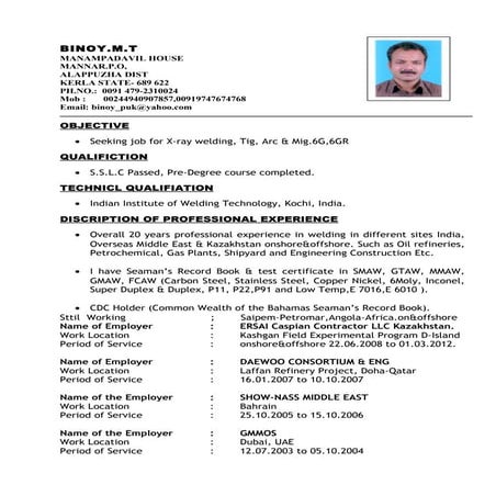 BINOY CV | DOC