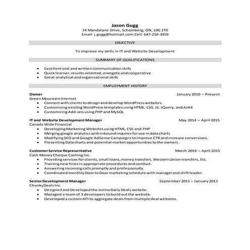 Jason Resume | DOCX