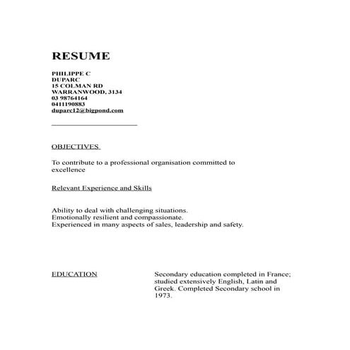 The safety group importance of safety