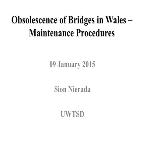 Sion Nierada presentations